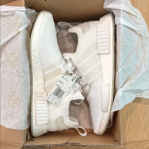 adidas | Shoes | Adidas Cream White Sneakers With Boost Technology ...